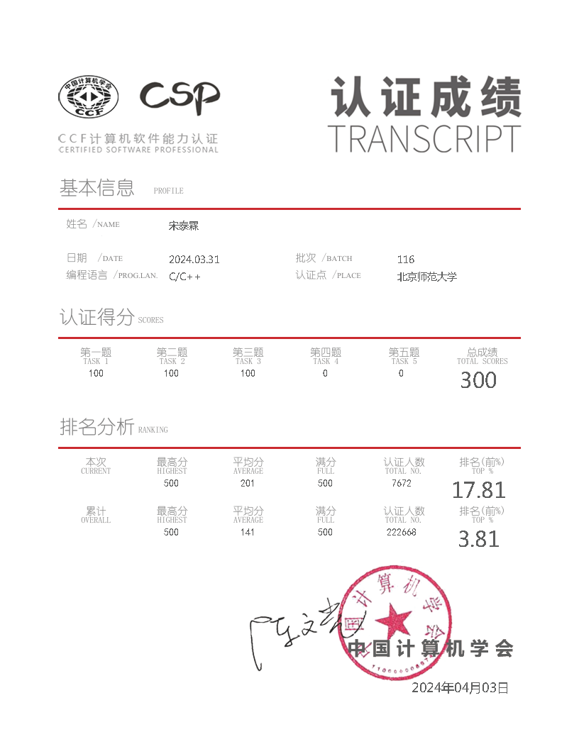 Tailin Song 宋泰霖